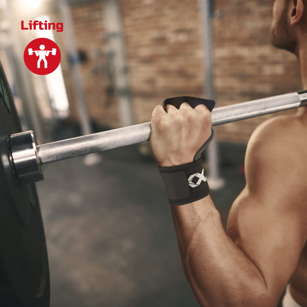 GripWraps Weightlifting Gloves with Wrist Wrap Support - FitRx™