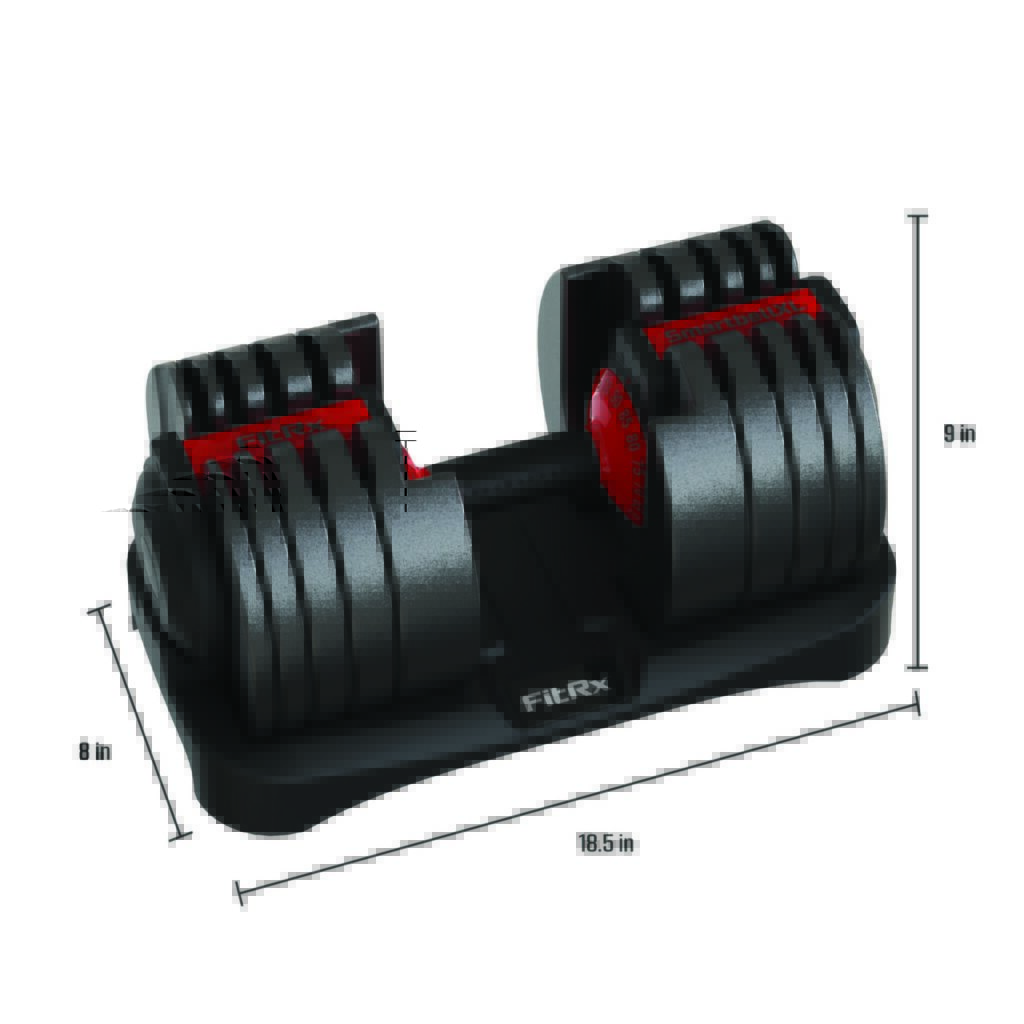 FitRx Adjustable Dumbbell: Easy Strength Training - FitRx™