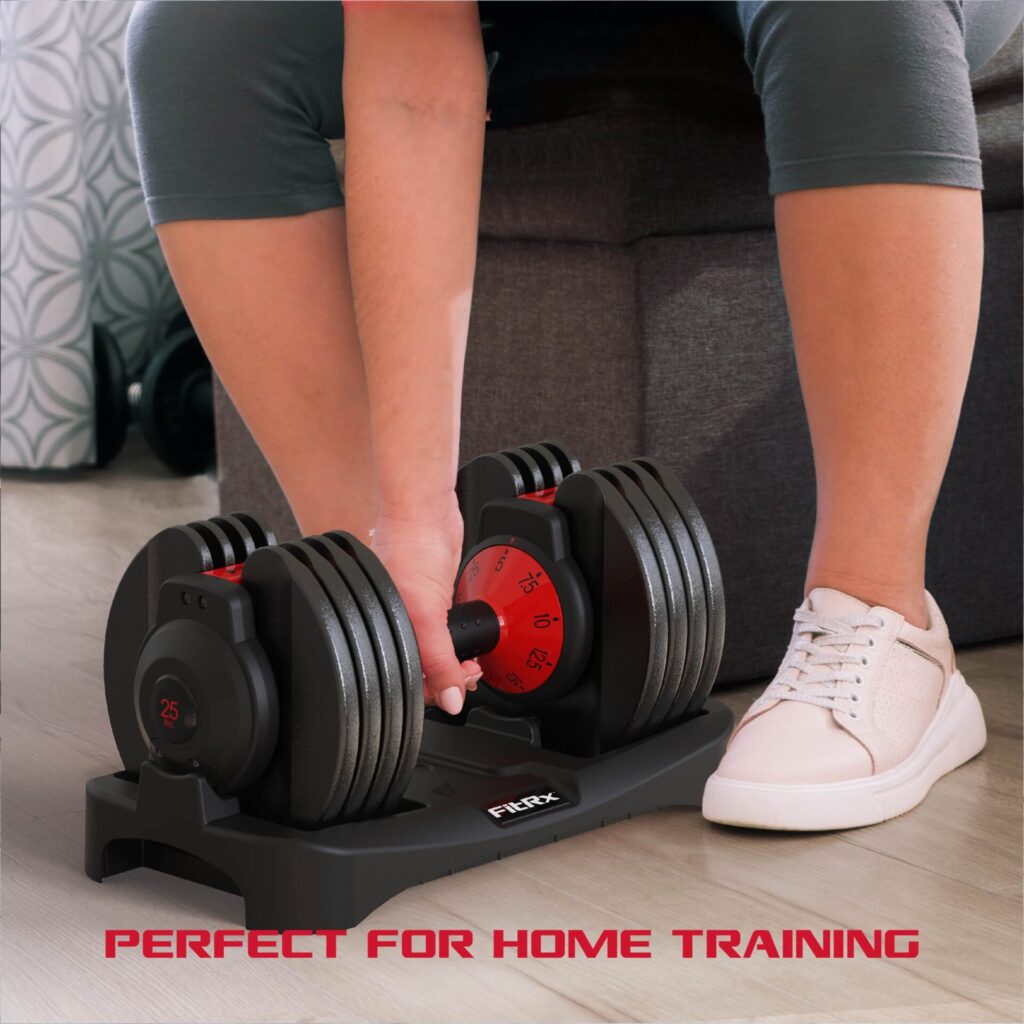 SmartBell 5–25 lb Dumbbell: Best for Home Workouts - FitRx™