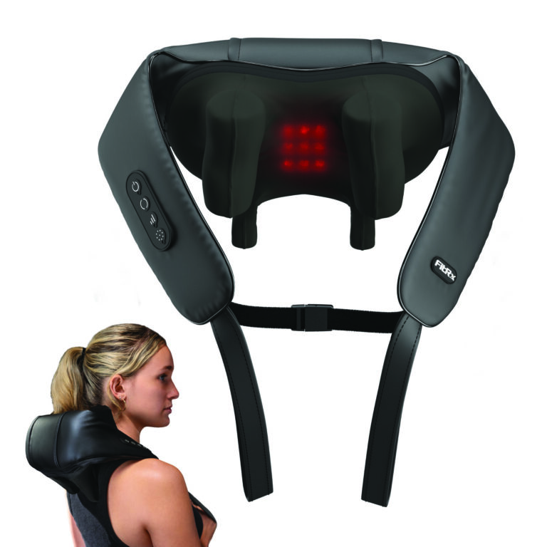 Shiatsu Pro Back & Neck Massager – 3 Modes, Heat Settings - FitRx™